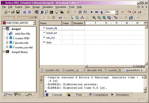 Active-HDL Tutorial Page